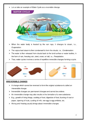 Reversible And Irreversible Changes