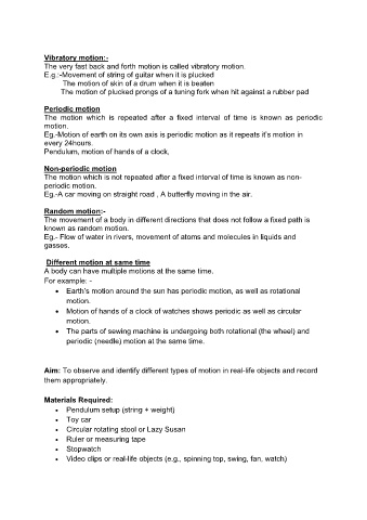 multiple motion examples