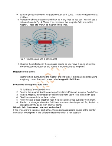 what does curved lines represent