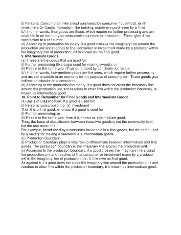 final consumer examples